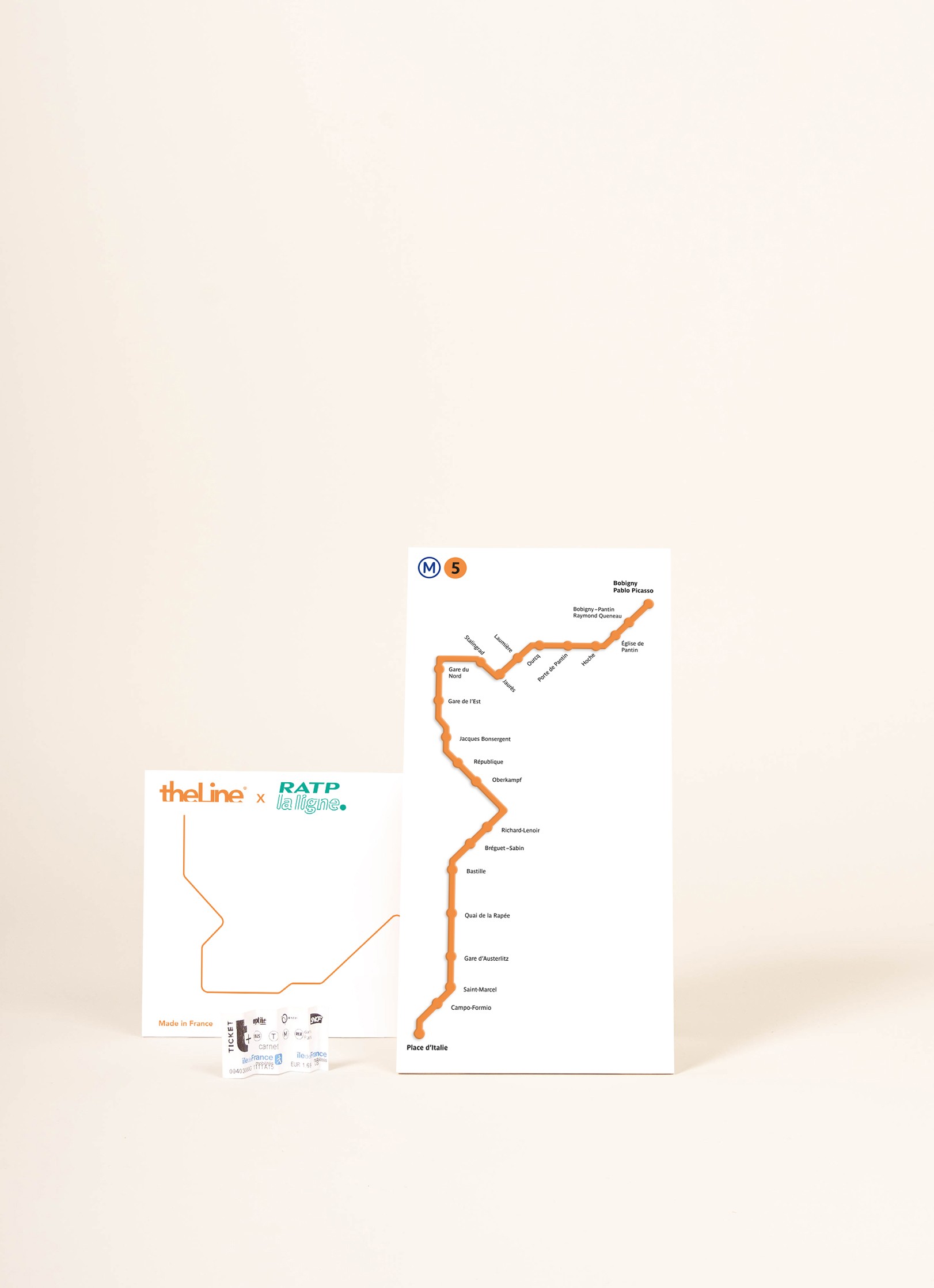 Skyline de la Ligne 5 | Décoration murale en acier | The Line